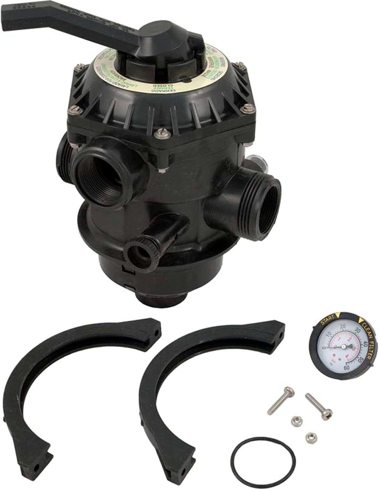 Amazon.com: Pentair 262506 1-1/2-Inch 6-Way Clamp Style Valve ...