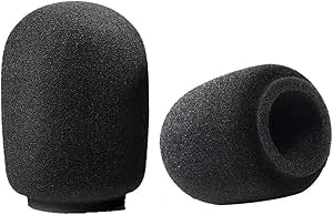 Amazon.com: 2 Pack Sponge Foam Mic Cover Handheld Microphone Windscreen ...