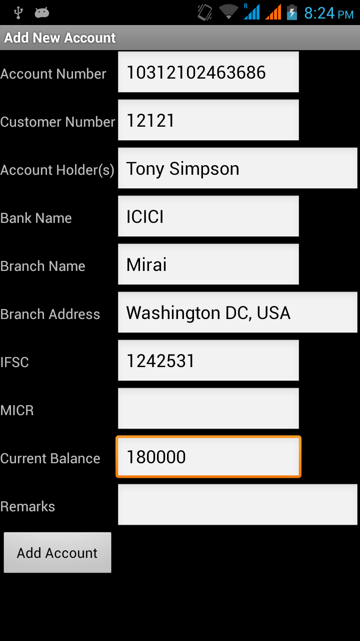 My Accounts - App on the Amazon Appstore