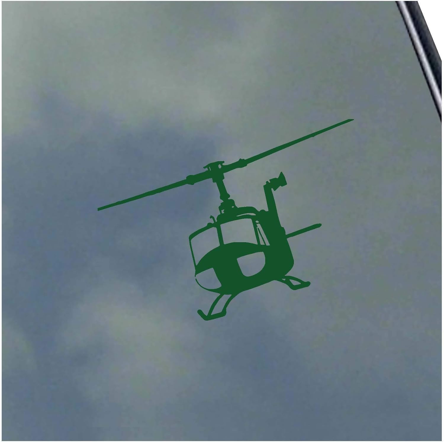 Amazon.com: Huey Helicopter Pilot In Flight vinyl sticker decal Vietnam ...