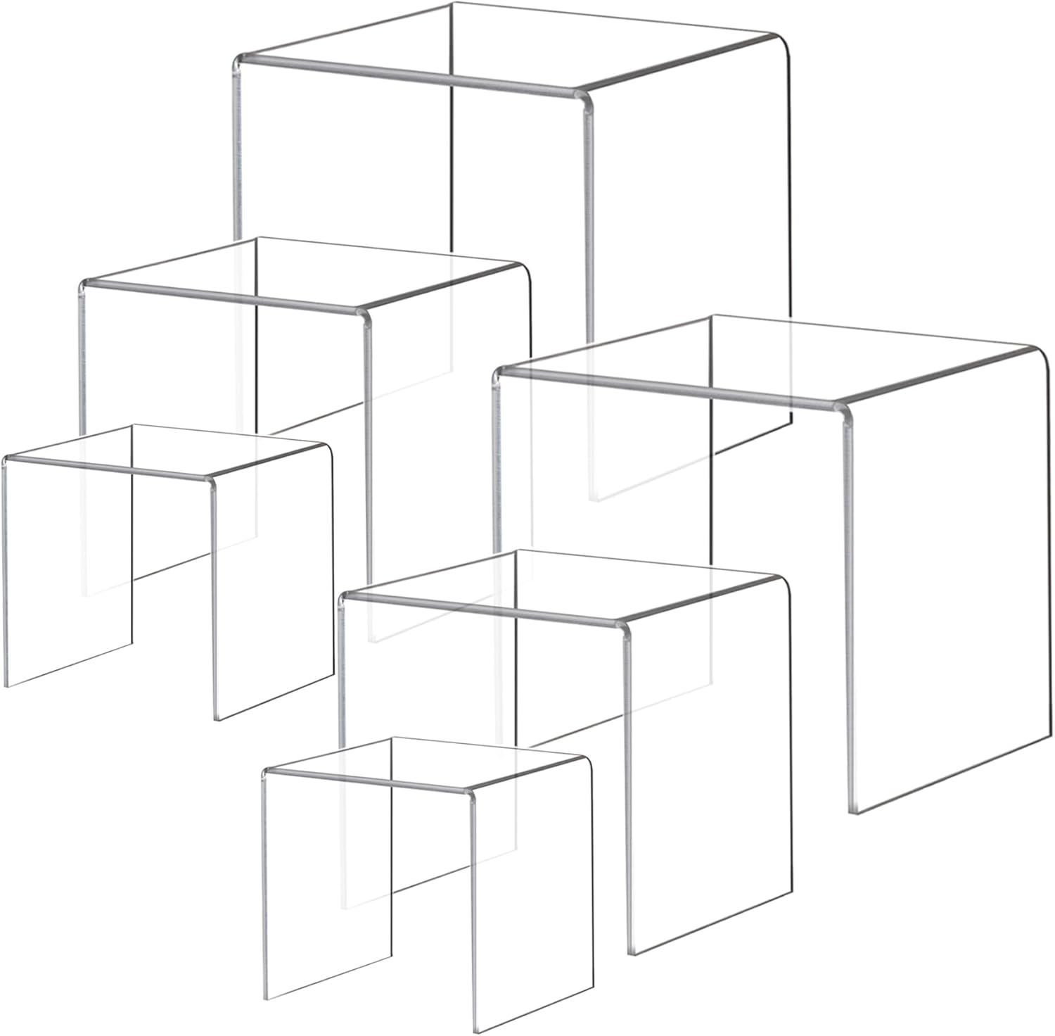 Amazon.com: ihomecooker Acylic Riser Square Display Stand For Cupcakes ...