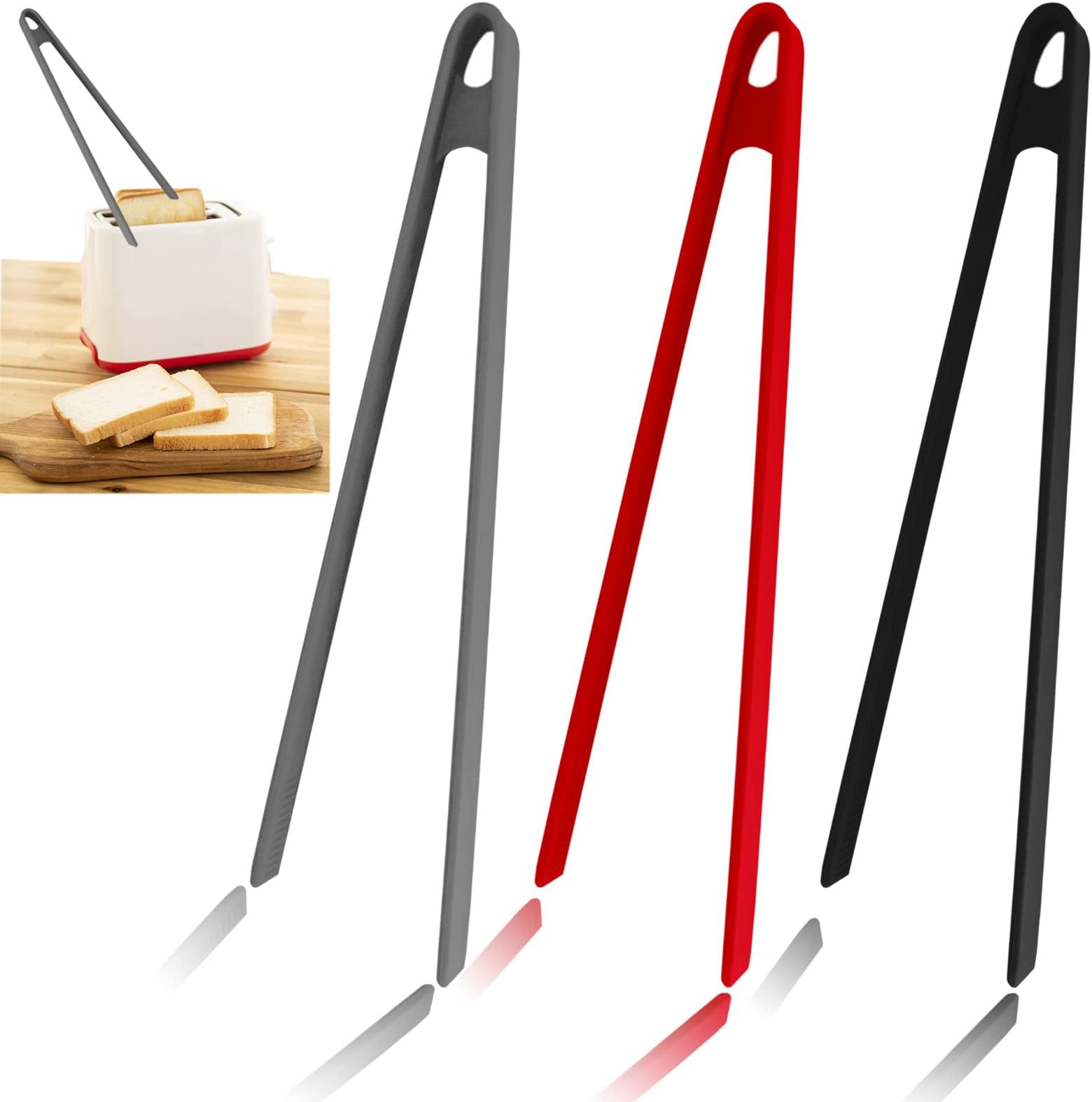 Amazon.com: Zeal Duck Toast Tongs, White: Home & Kitchen