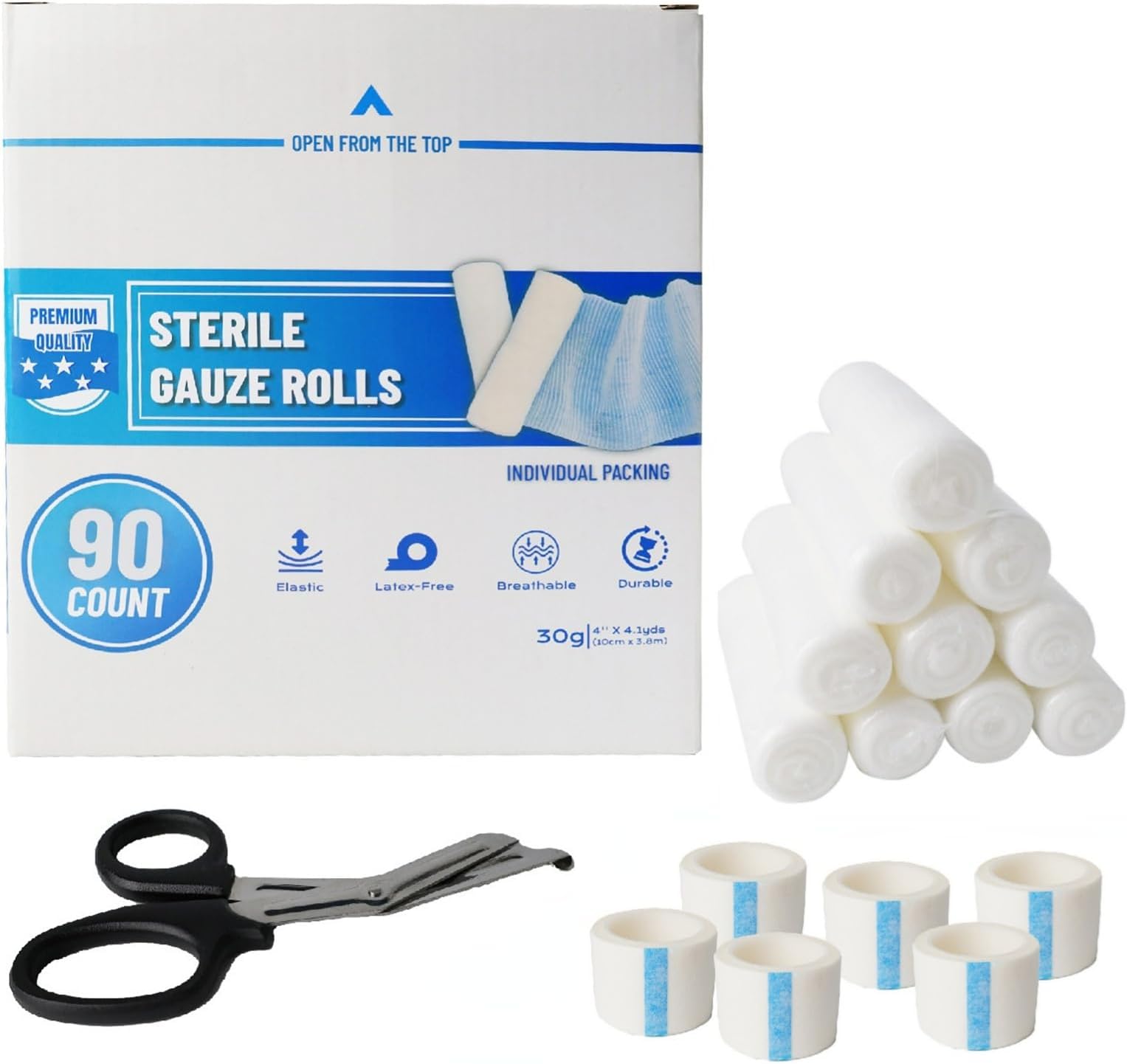 Amazon.com: 8 Pack - Burn Gel Dressing 4" X 4" Burn Care First Aid ...
