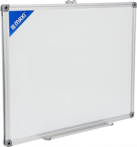 Maxi Single Sided Magnetic Whiteboard/Dry Erase Board 120X180 cms With ...