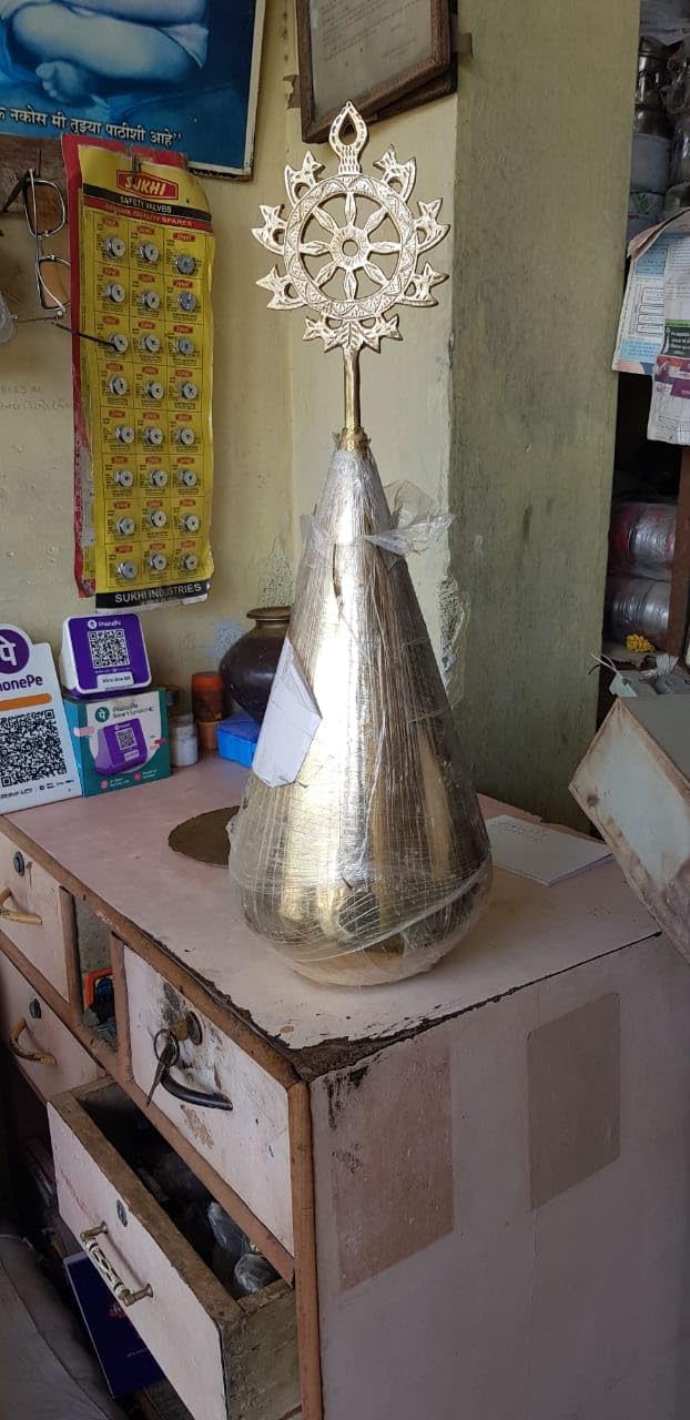 Buy Oriville ® Brass Puri Jagannath Nilachakra: Small Neel Chakra/Blue ...