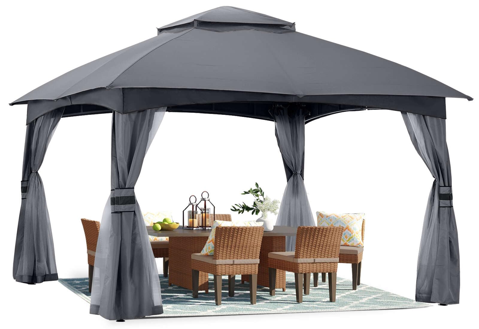 Amazon.com : ABCCANOPY 10x10 Outdoor Gazebo - Patio Gazebo with ...