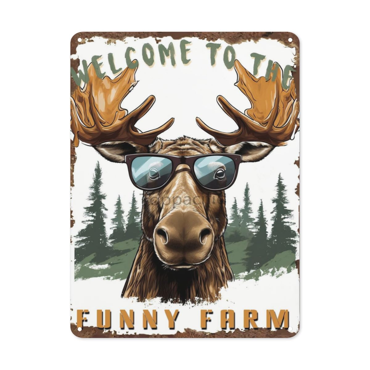 Funny Moose Sign