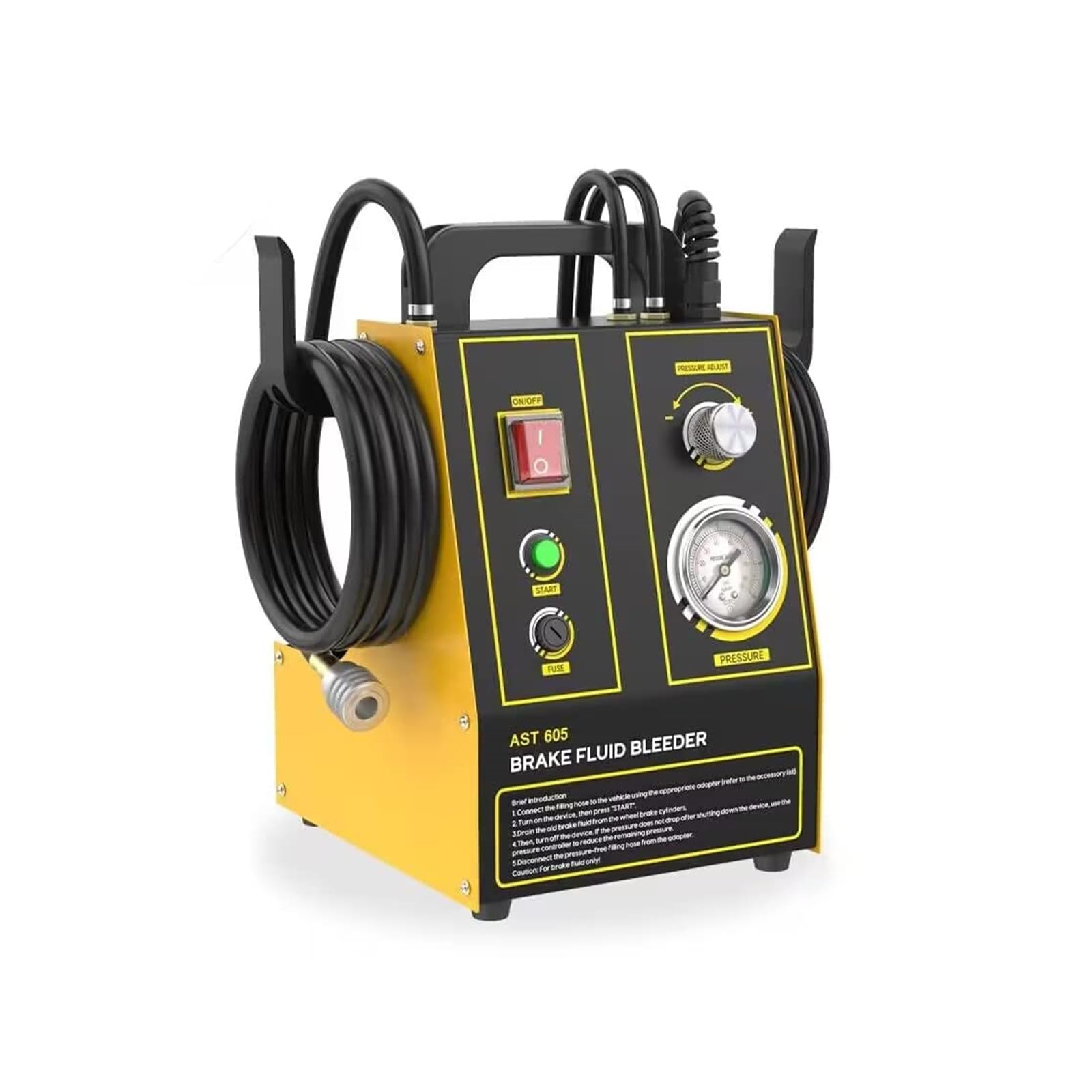 Automotive Brake Fluid Bleeder Kit, AST 605 Car Brake Oil Exchanger ...