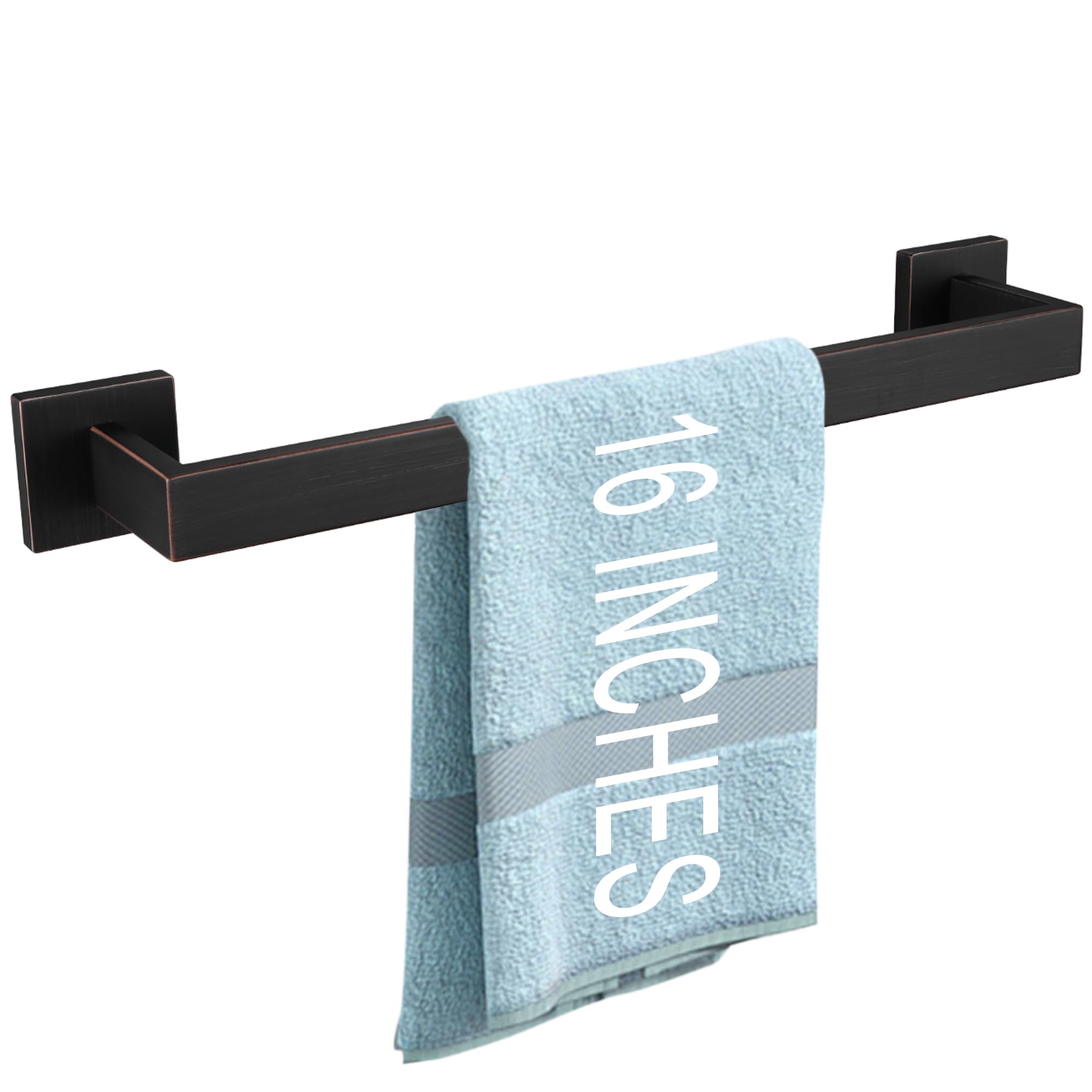 Amazon.com: LANC ORB 16-Inch Towel Bar for Bathroom Wall Mounted Heavy ...