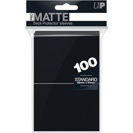 Amazon.com: Ultra Pro 7442784515 Deck Protectors - Pro-Matte Black ...