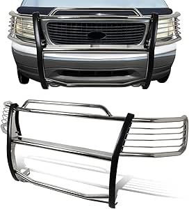 Amazon.com: D SOLUTIONS Front Bumper Brush Grille Guard Compatible with ...