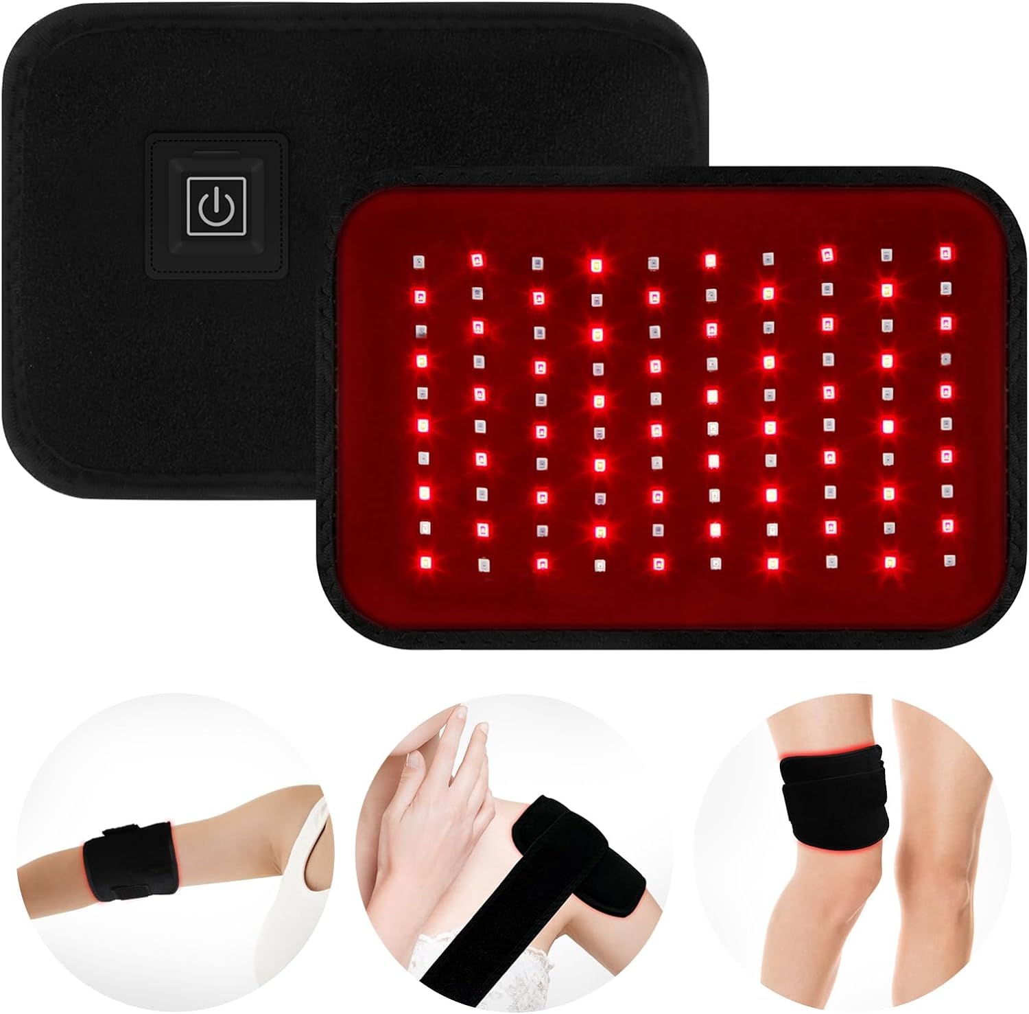 Buy USUIELIGHT Red Light Lamp Infrared Lamp Belt Device, 660 nm & 850 ...