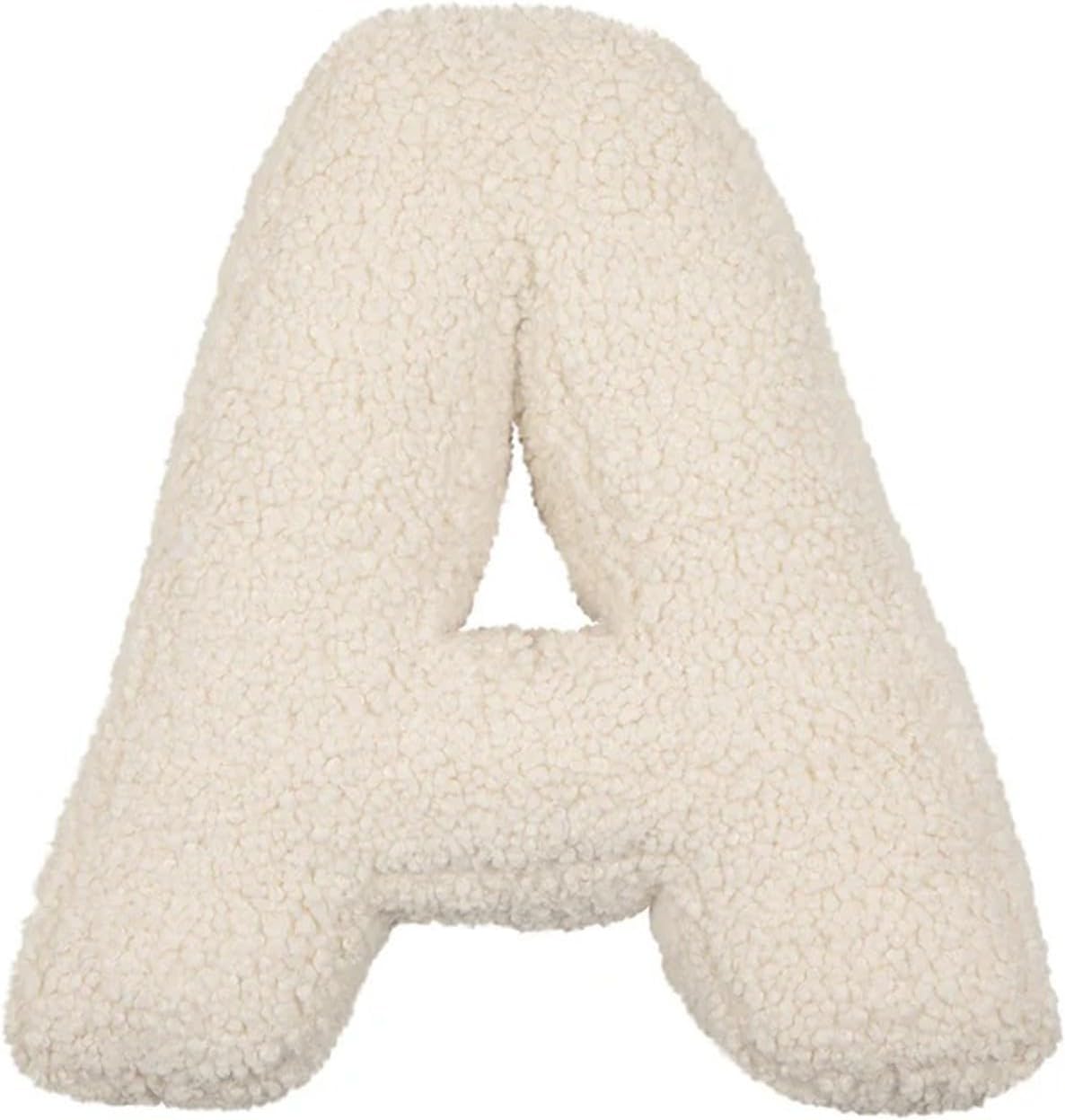 Amazon.com: SilkTem English Letter Pillow - Soft Initial Throw Cushion ...