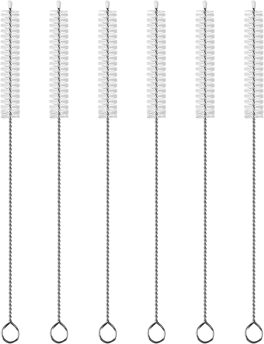 Straw Cleaner Brush, H HOME-MART 6 Pcs Drink Straw Cleaning Brush Kit ...