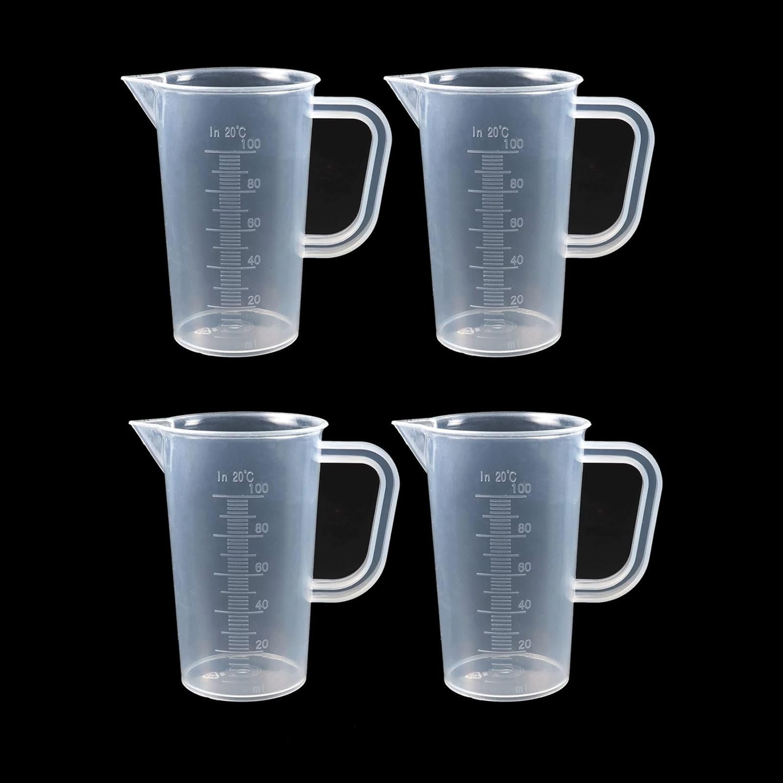 Messbecher 100Ml,2 Stück Mini Messbecher Messbecher Klein Messbecher ...