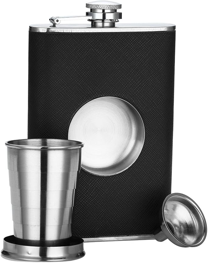 Amazon.com | QLL Hip Flask with Useful Funnel: Flasks
