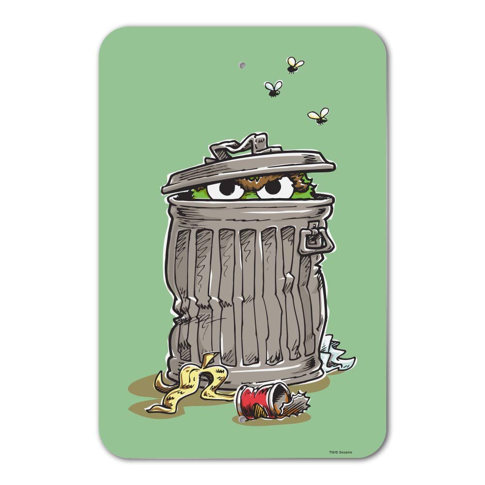 Sesame Street Trash Can