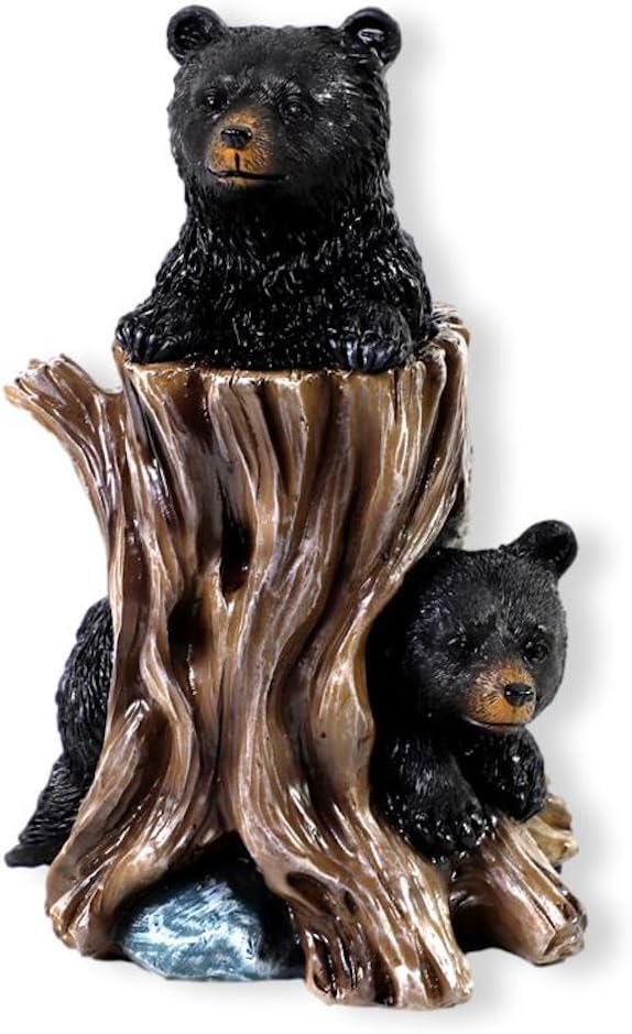 Amazon.com: The Bridge Collection 7" Black Bears Playing in A Tree ...