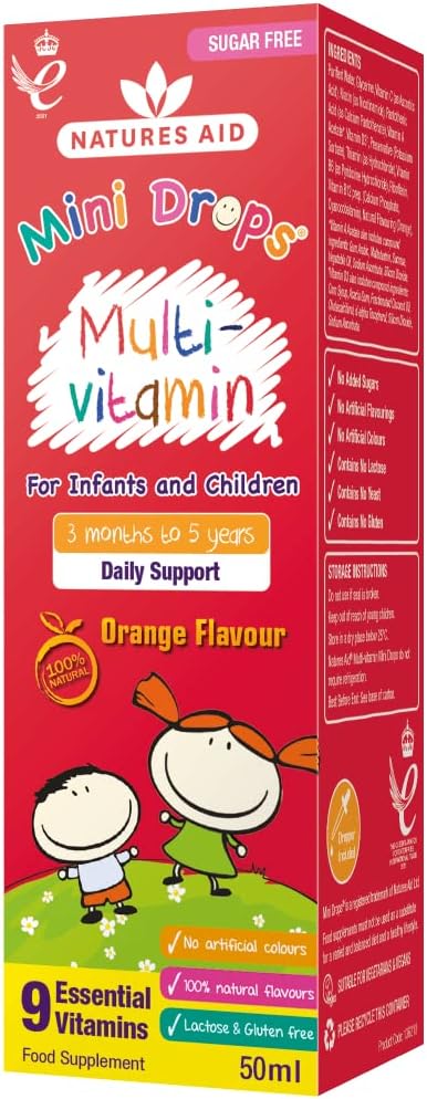 Amazon.com : NATURES AID Multivitamin Drops For Children, 50 ML ...
