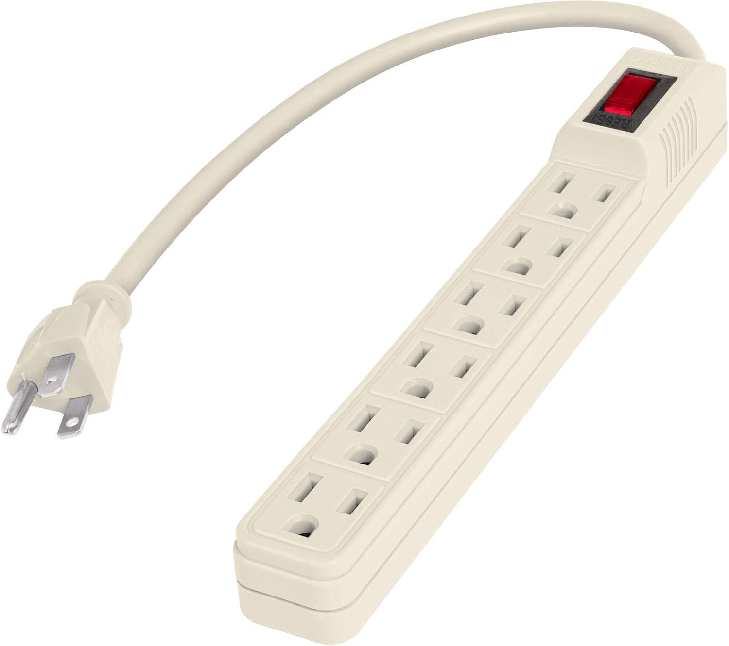 Buy Truper 47188 / MUL-6E - 6-Outlet Economic Power Strip, Voltech ...