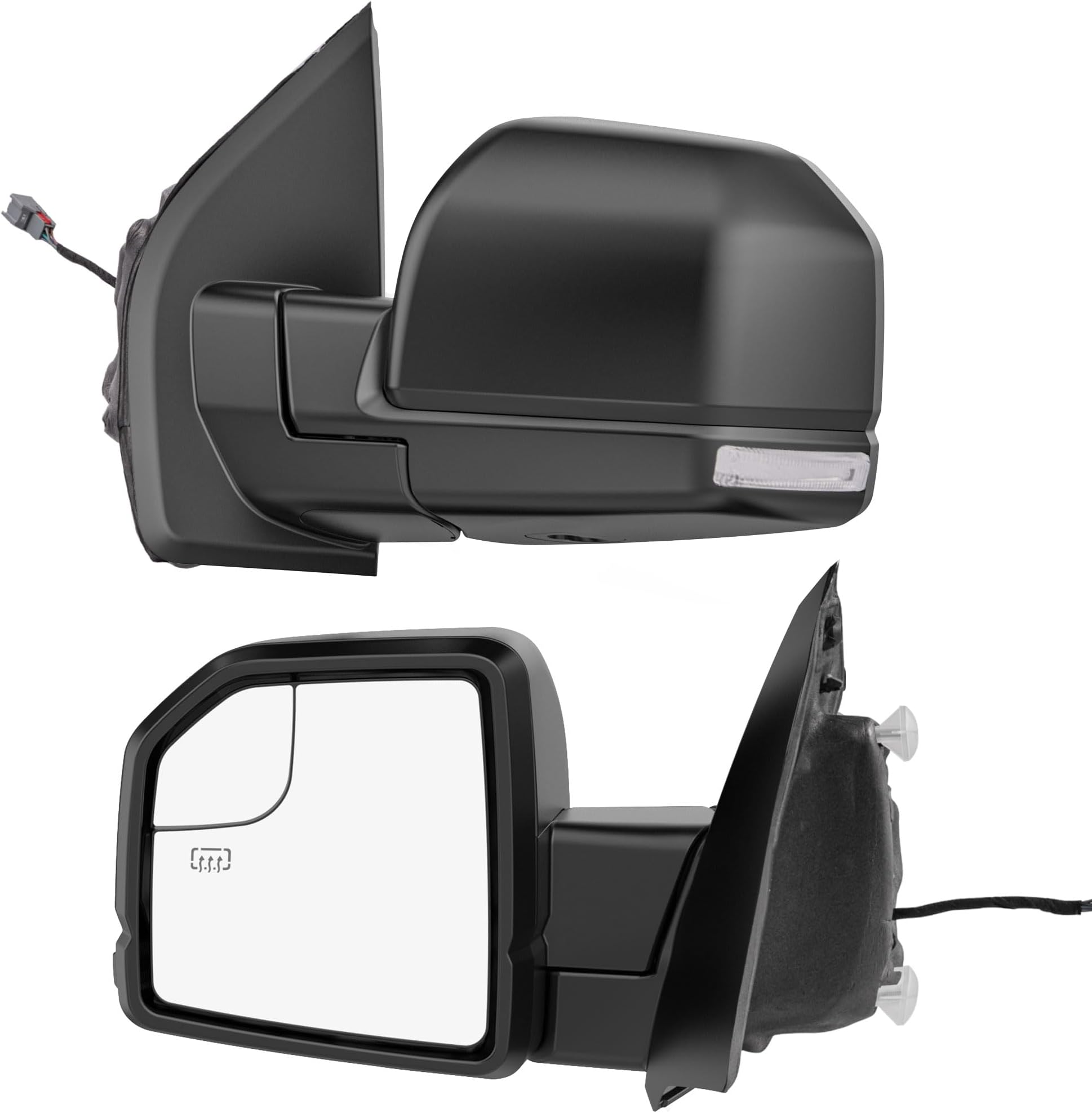 Amazon.com: Power Heated Tow Mirrors Compatible with 2015 2016 2017 ...