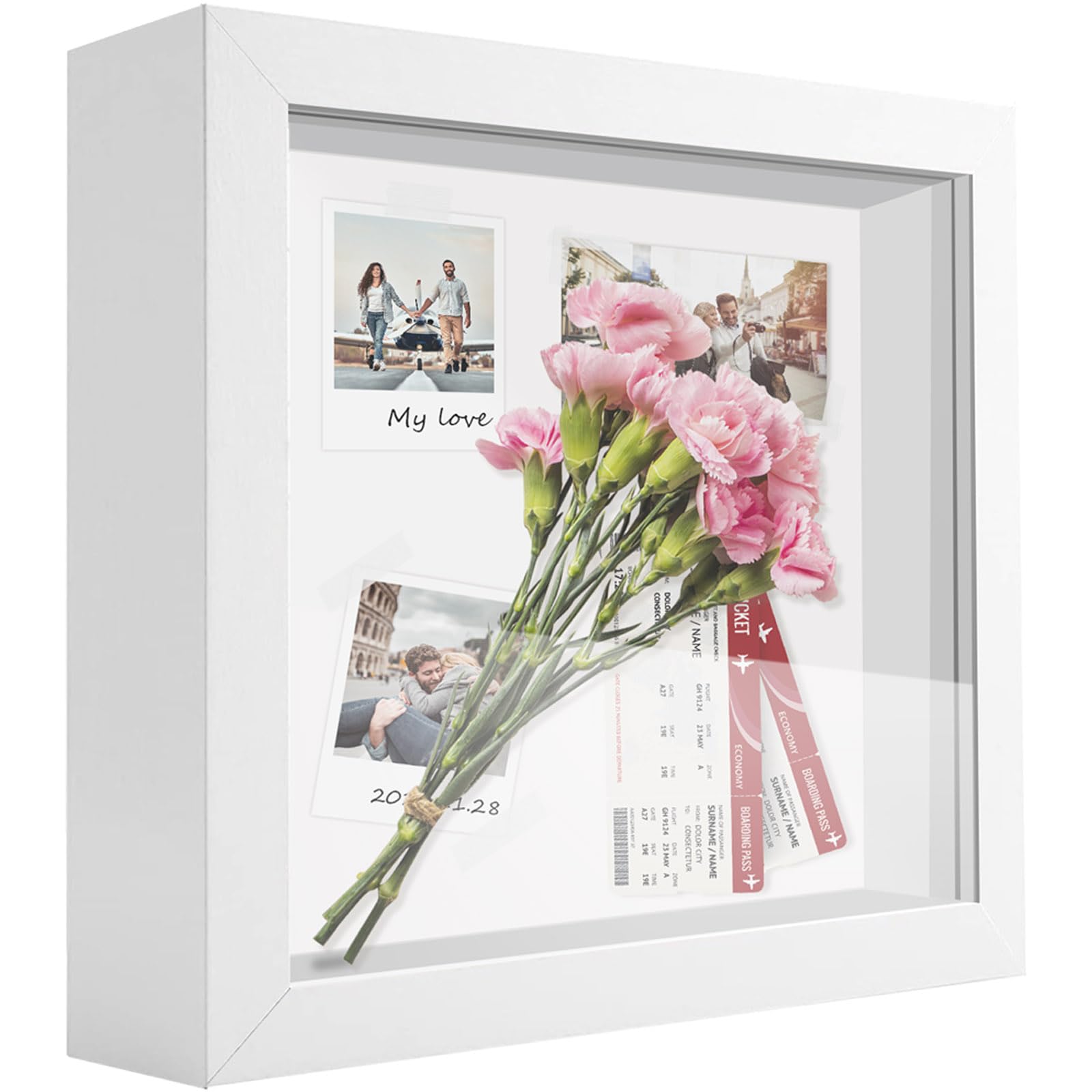 TOUYINGER Shadow Box Frame 10×10 Deep Box Frames 3D Picture Frame ...