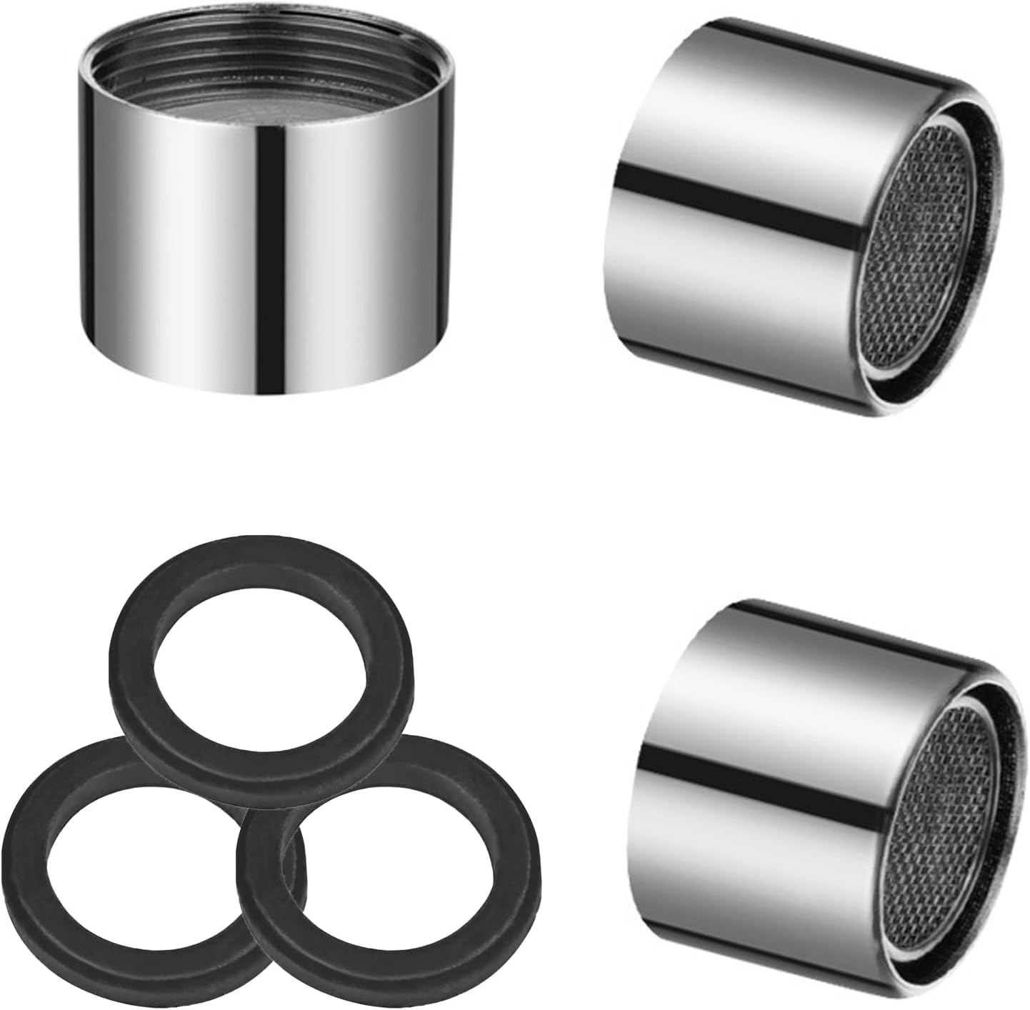 SHUBEIEUMI 3 Pack Tap Aerators 22 mm, Tap Aerator F22 Water Saver Spout ...