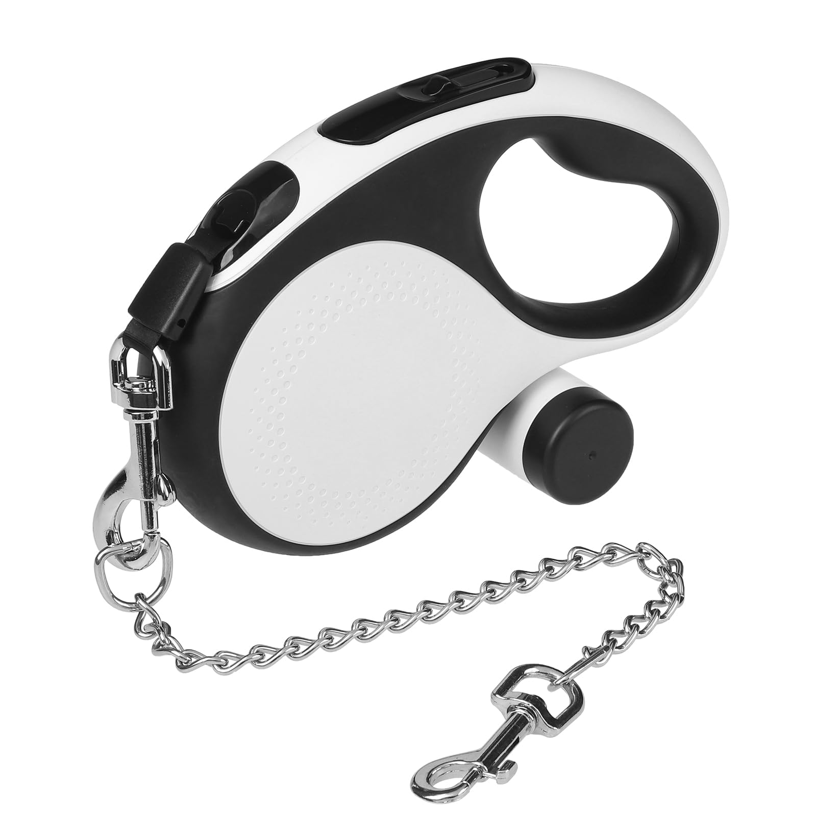 PUPTECK Retractable Dog Leash with Chew Proof Chain, 360°Tangle-Free ...