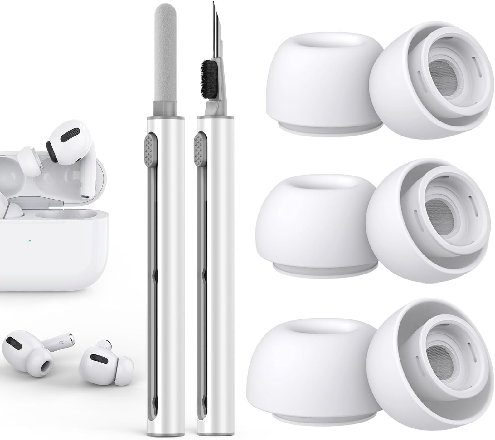 Replacement Ear Tips for AirPods Pro 2nd/1st Generation with Noise ...