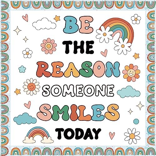 Amazon.com: 50 Pcs Today is A Great Day Bulletin Board Decoration Set ...