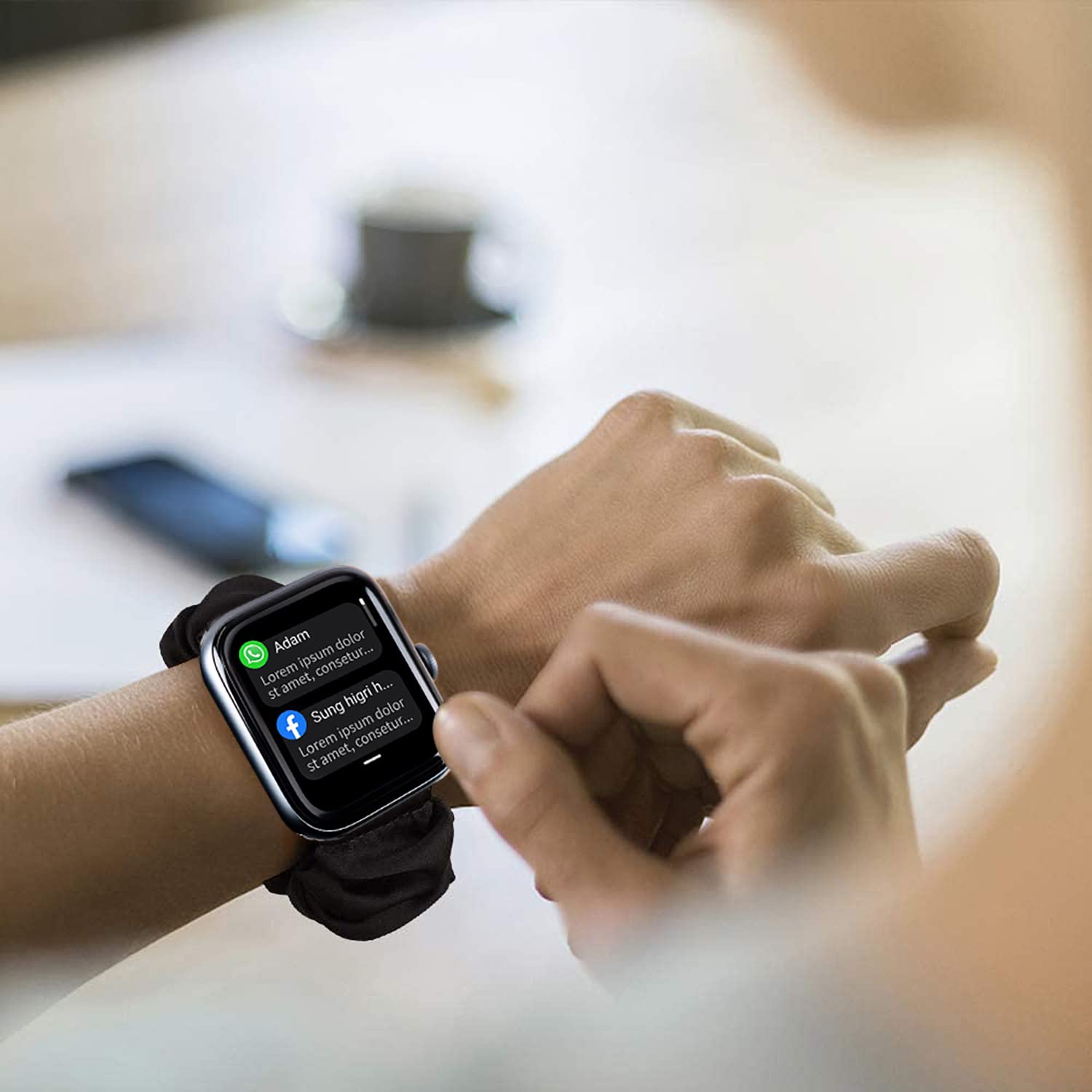 Snapklik.com : IDW13,IDW16,IDW19 Smartwatch Bands, 22mm Fabric Elastic ...