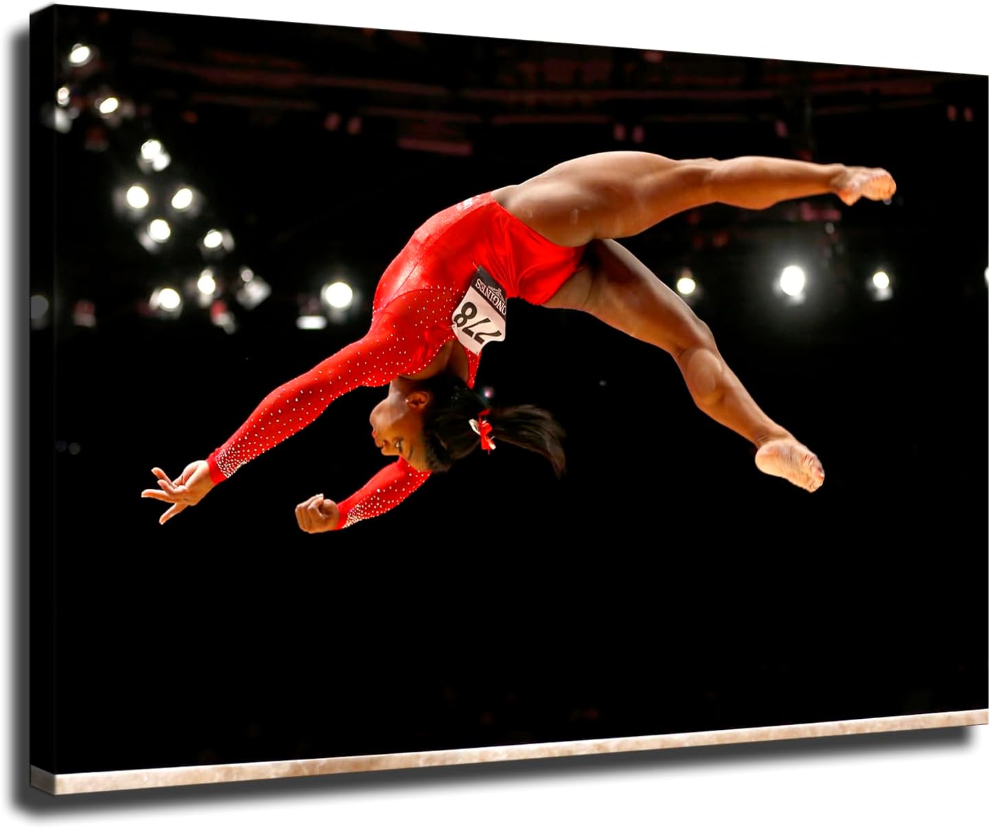 Amazon.com: LinRXx Simone Biles Poster Canvas Painting Posters Prints ...