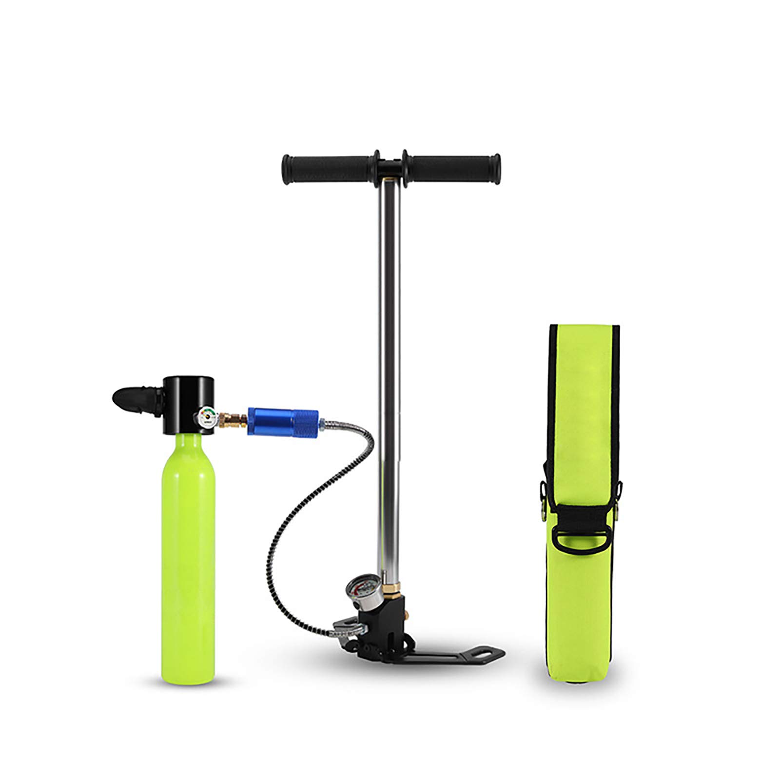 Buy Mini Scuba Tank Refillable With Hand Pump Kit for Diving 5-10 ...