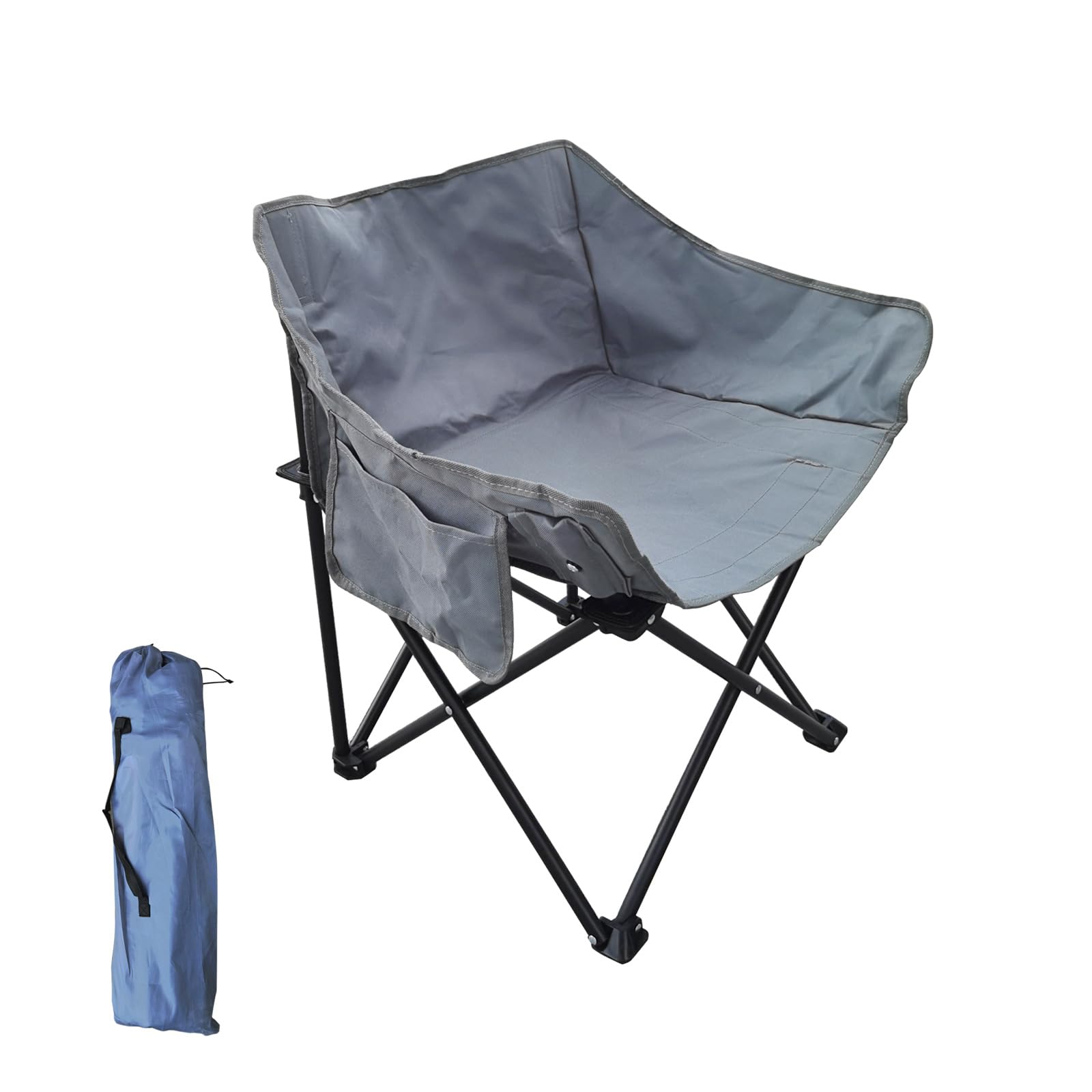 VLNOTY Portable Camping Chairs Outdoor Folding Chairs Backpacking ...