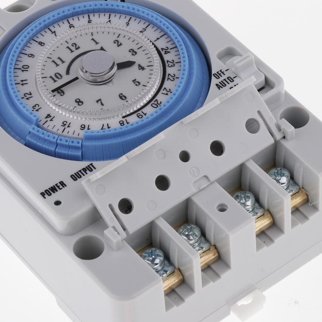 myaddiction Heavy Duty Mechanical Timer 24 Hour Switch Low Voltage Time ...