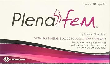 Plenafem Suplemento Alimenticio Cap C30, Pack of 1 : Amazon.com.mx ...