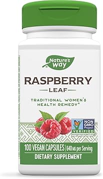 Amazon.com: Nature's Way Raspberry Leaf - 640 mg per 2-capsule Serving ...