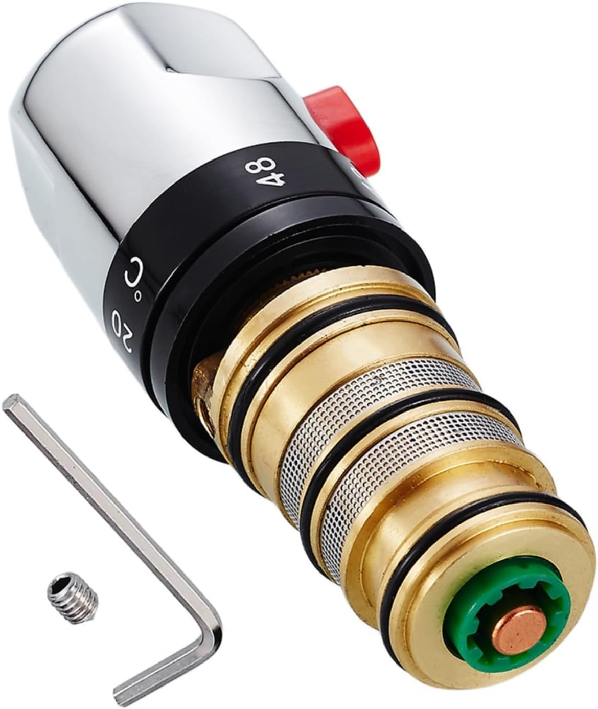 EpheyFIF Thermostatic Cartridge Bath Shower Mixer Brass Valve Bar ...