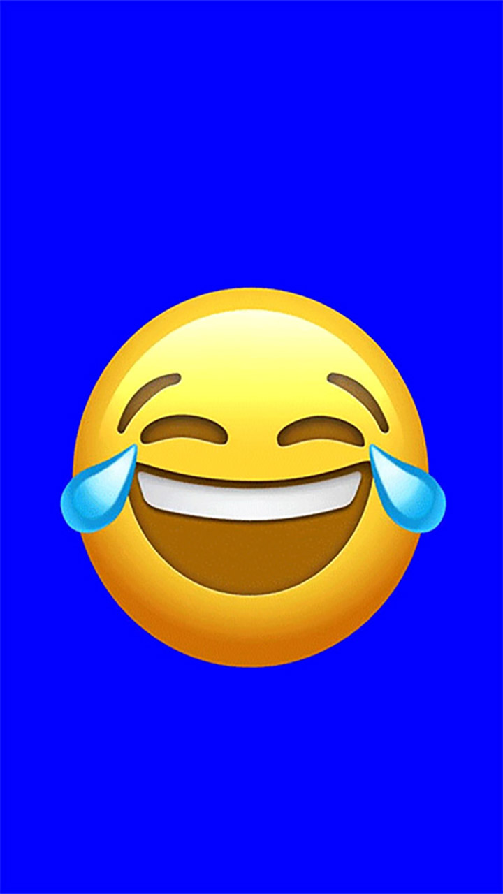 Blue Laughing Emoji Wallpapers