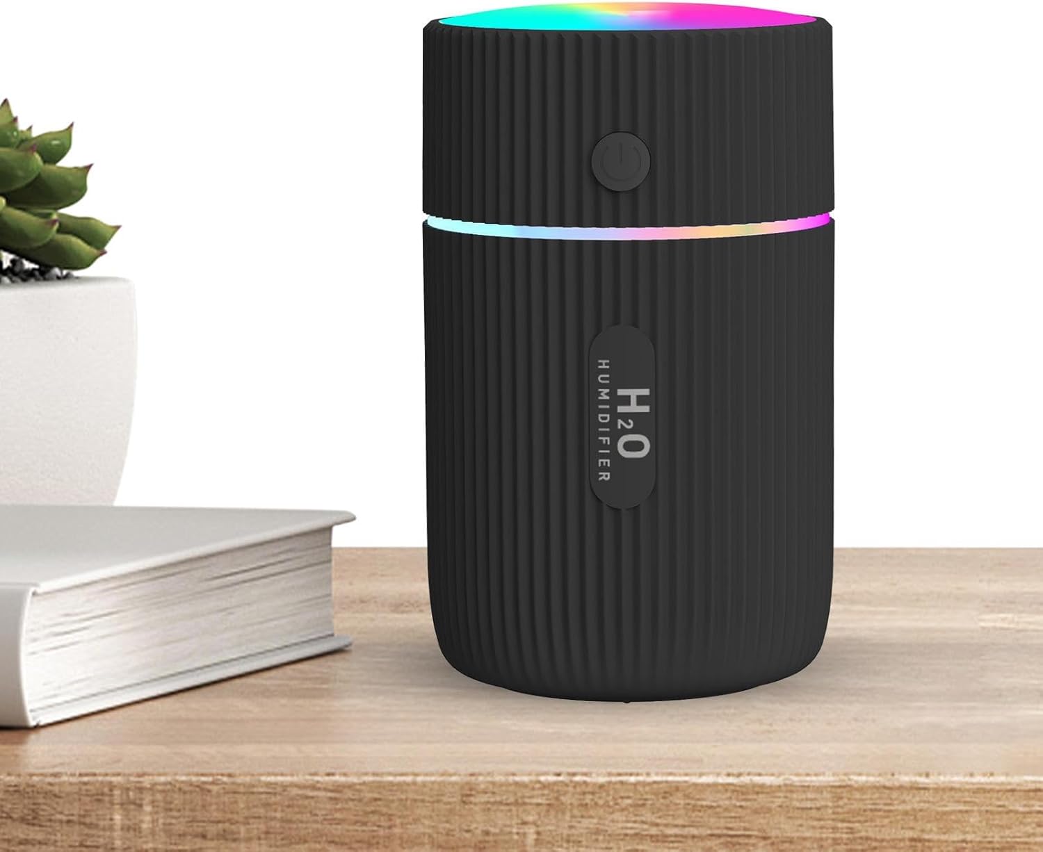 Vigcebit Car Mist Diffuser - USB Rechargeable Humidifier with LED Night ...