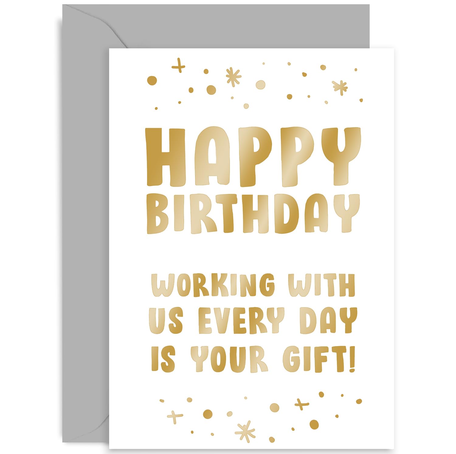 Old English Co. Funny Birthday Cards for Colleague - Work Bestie ...