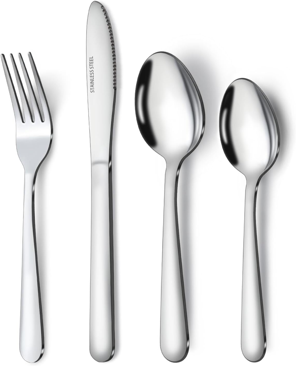 Cutlery Set, Pleafind 32 Piece Cutlery Set for 8, Premium Stainless ...