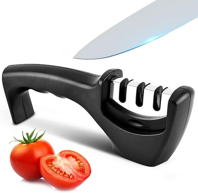 Amazon.com: XYJNYO Elite Kitchen Knife Sharpener with 3 Stages ...