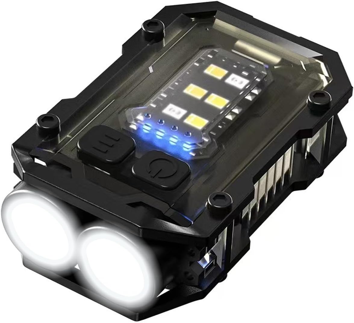 IGEAIIE S1 Mini LED Torch, Super Bright Rechargeable Flashlight, USB ...