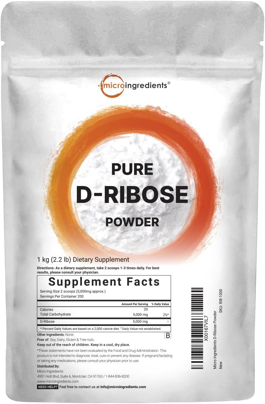 Amazon.com: Nutricost D-Ribose Powder (250 Grams) : Health & Household
