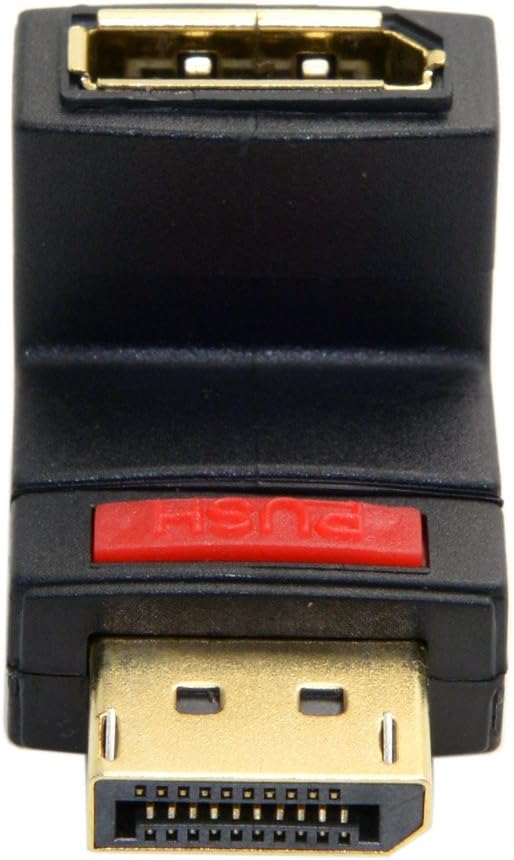 Amazon.com: Cablecc Up Angled 90 Degree DP DisplayPort Male to Female ...