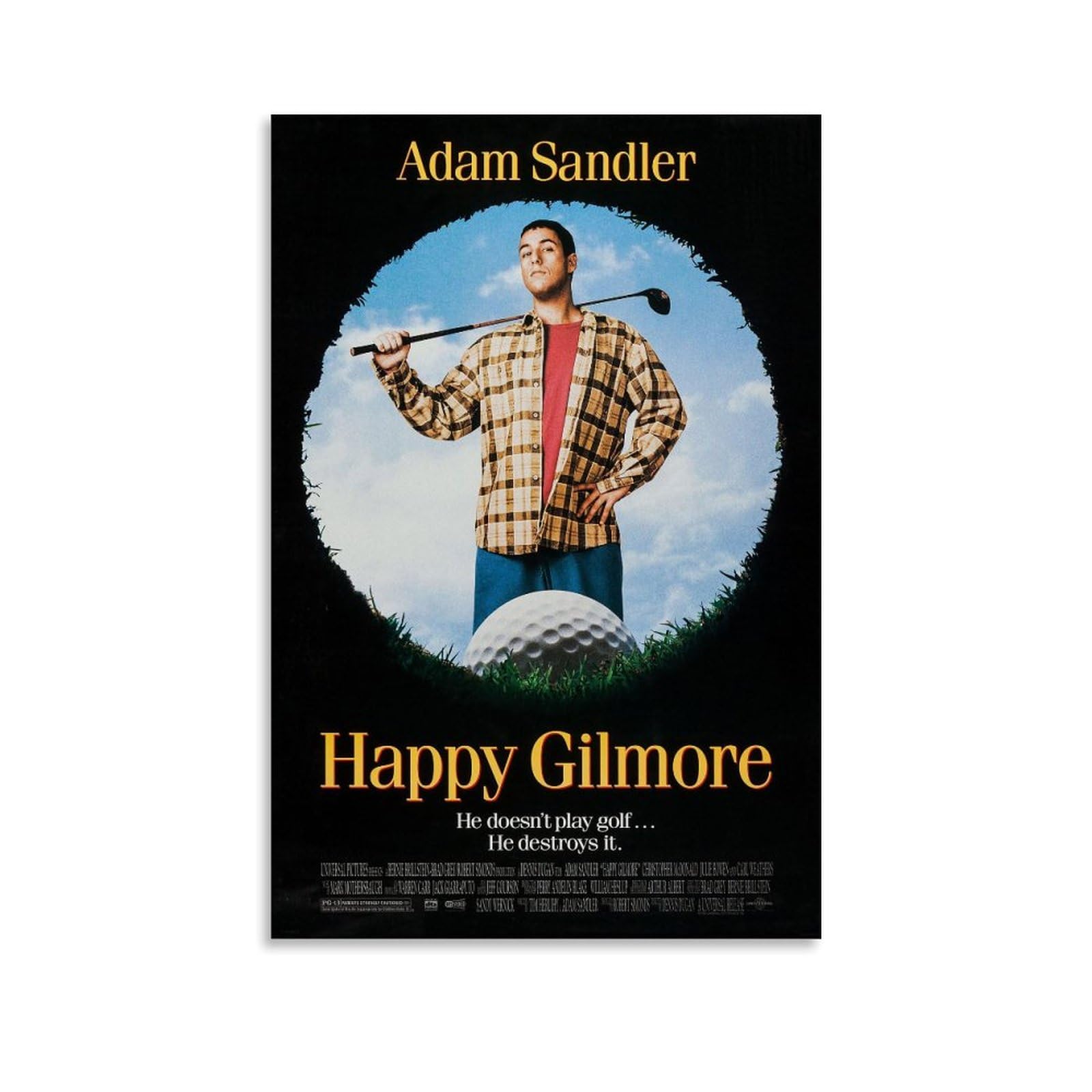 Happy Gilmore Poster Happy Gilmore Art Etsy.de
