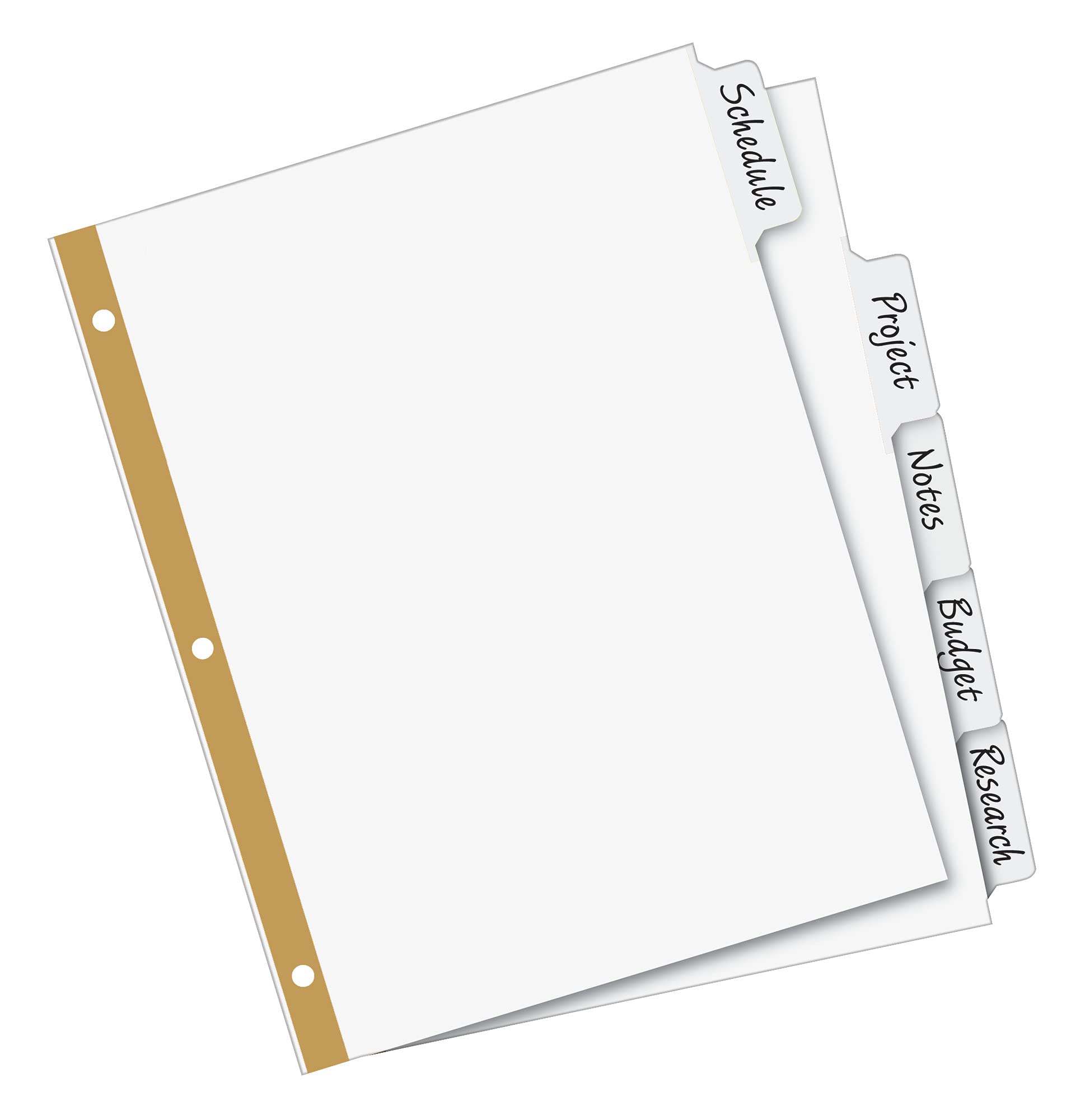 Snapklik.com : Avery Write & Erase Big Tab Paper Dividers For 3 Ring ...