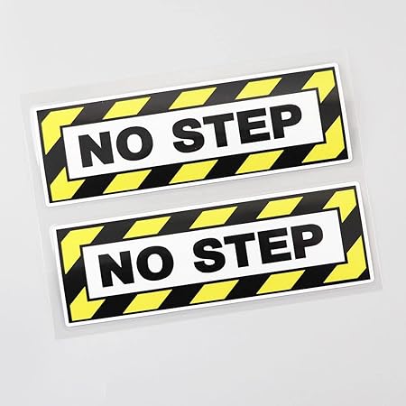 Amazon.com: (10 Pack) No Step Sticker Vinyl Decal - Airplane Wing ...