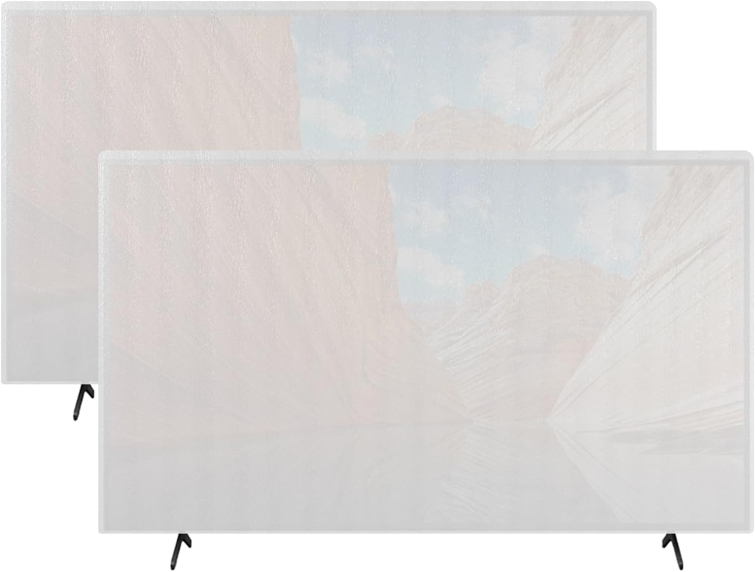 Amazon.com: 2 Pack Foam Flat Screen TV Cover for Moving Fits Up to 55 ...